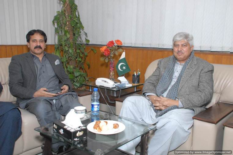 Chairman Federal Board Dr.Ikram Malik Visit | PMAS-Arid Agriculture ...
