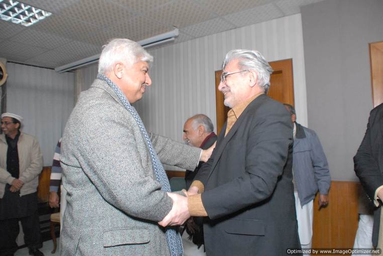 Chairman Federal Board Dr.Ikram Malik Visit | PMAS-Arid Agriculture ...