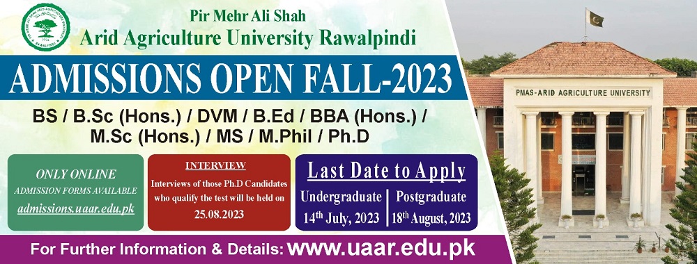 PMAS-Arid Agriculture University Rawalpindi
